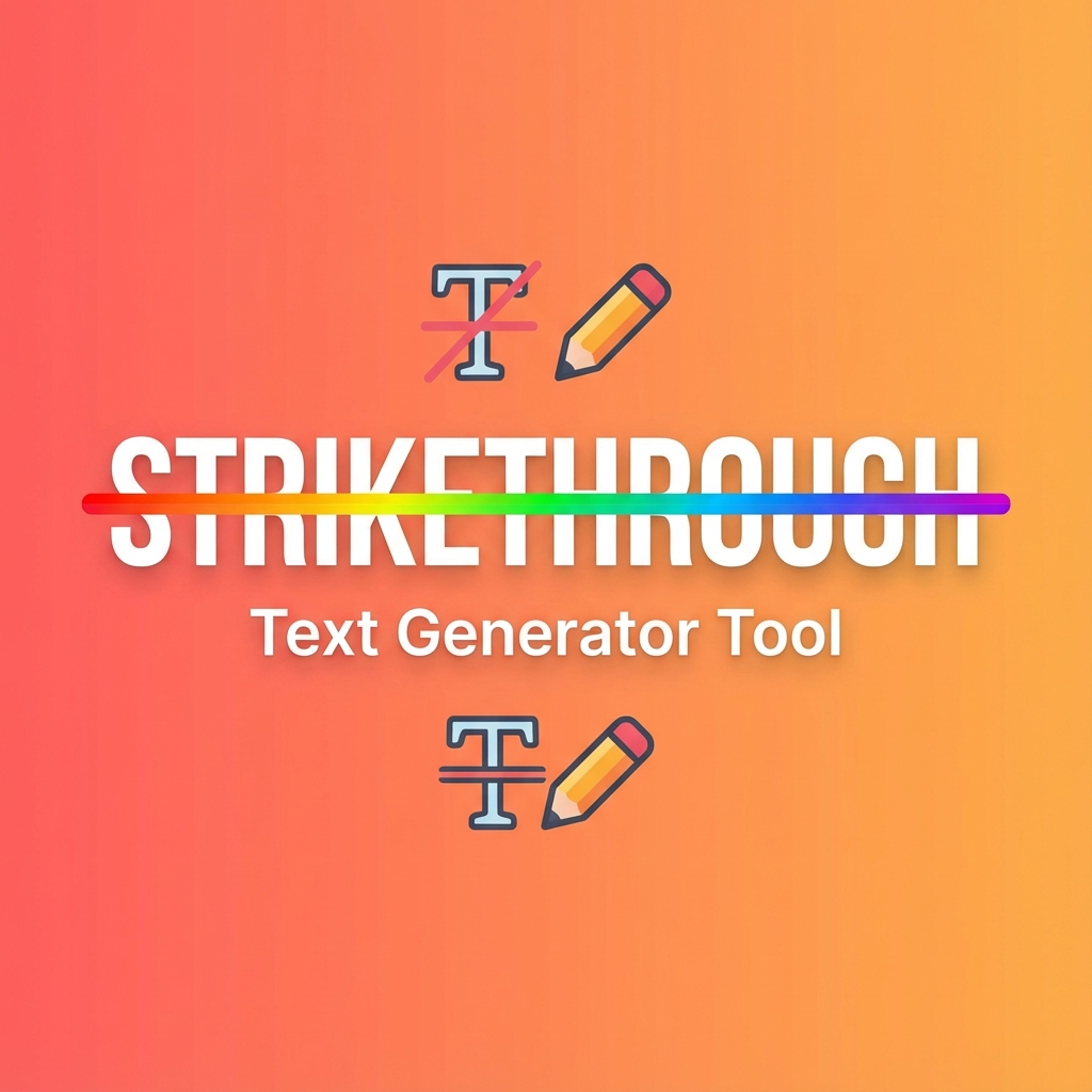 Strikethrough Text Generator - Cross Out Text L̶i̶k̶e̶ ̶T̶h̶i̶s̶
